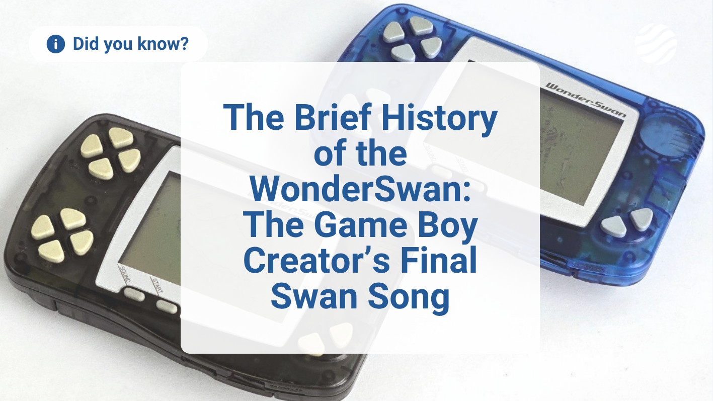 The Brief History of the WonderSwan: The Game Boy Creator’s Final Swan Song